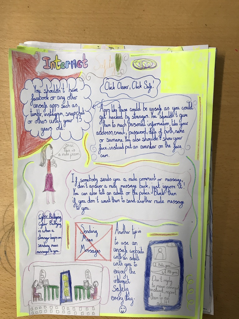 internet safety poster examples